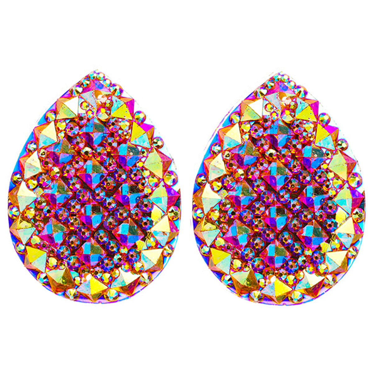 Resin Sew-On Gummy Spike Drop 30x40mm Set (2) - Sun AB – NativeCoBeadSupply